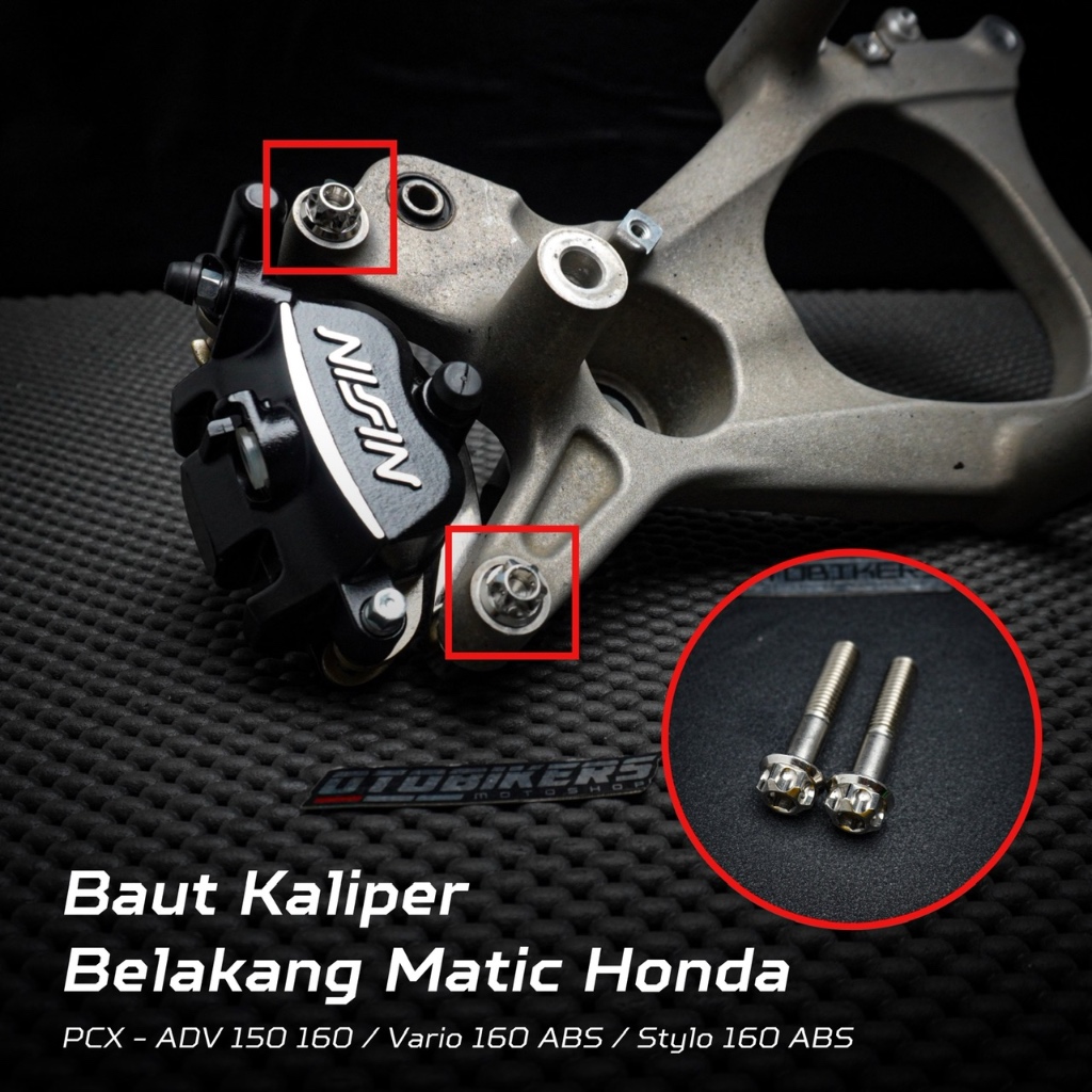 Jual Baut breket Kaliper Belakang Matic Honda PCX ADV 150 160 Vario Stylo 160 ABS Probolt ...