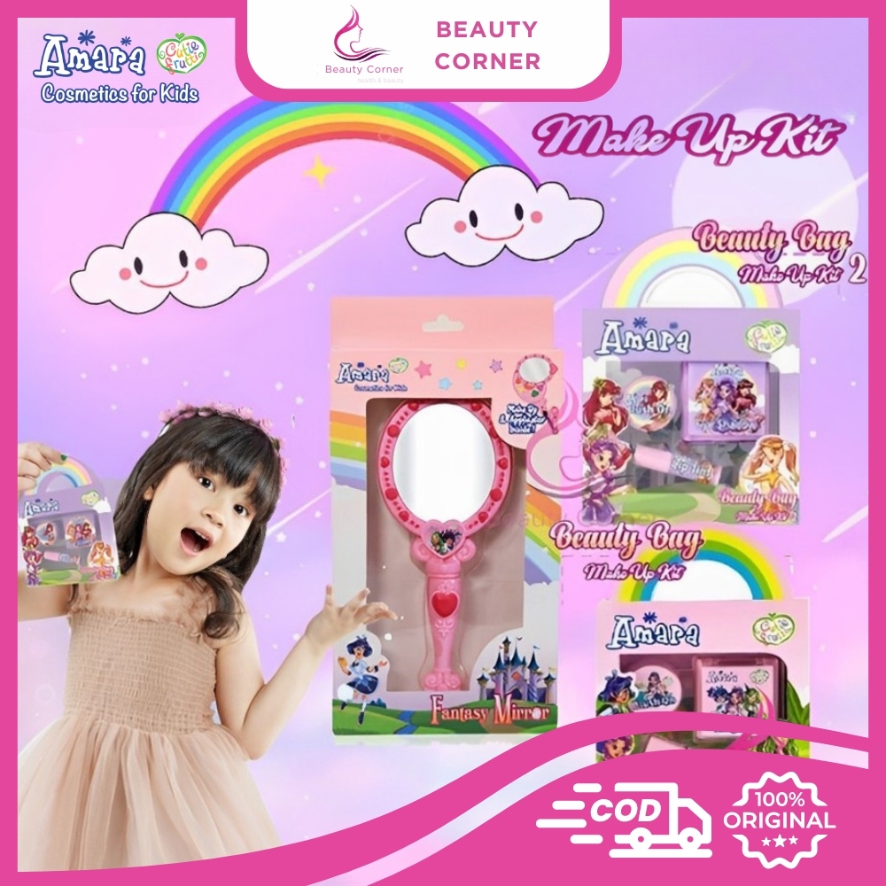 Jual Amara Beauty Bag Make Up Kit | Fantasy Mirror Makeup Untuk Anak ...