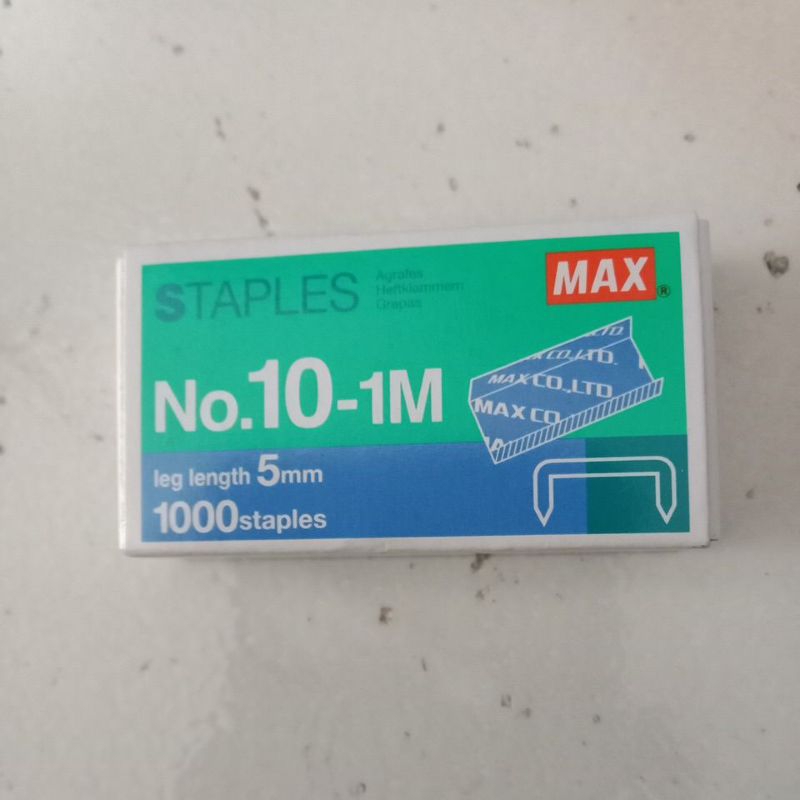 Jual isi staples max no. 10 | Shopee Indonesia