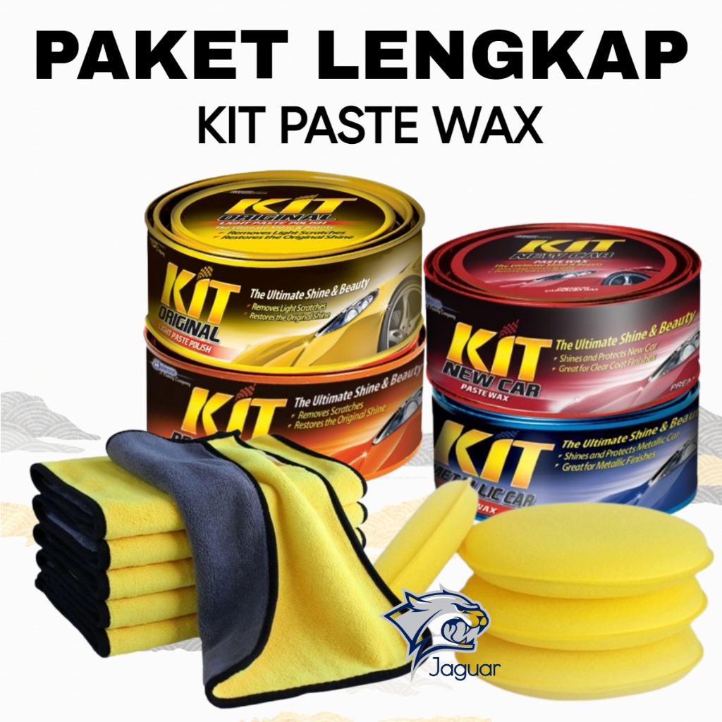 Jual PAKET LENGKAP PENGKILAP BODY MOBIL KIT PASTE WAX ORIGINAL ...