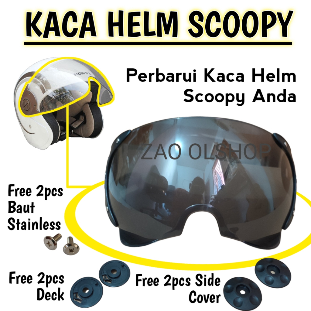 Jual Kaca Helm Honda Scoopy Pilot | Shopee Indonesia