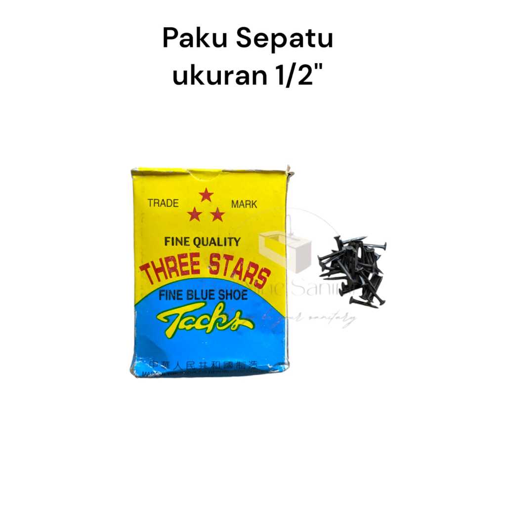 Jual Paku Sol Sepatu THREE STARS FINE BLUE SHOES / Paku Pen / Paku ...