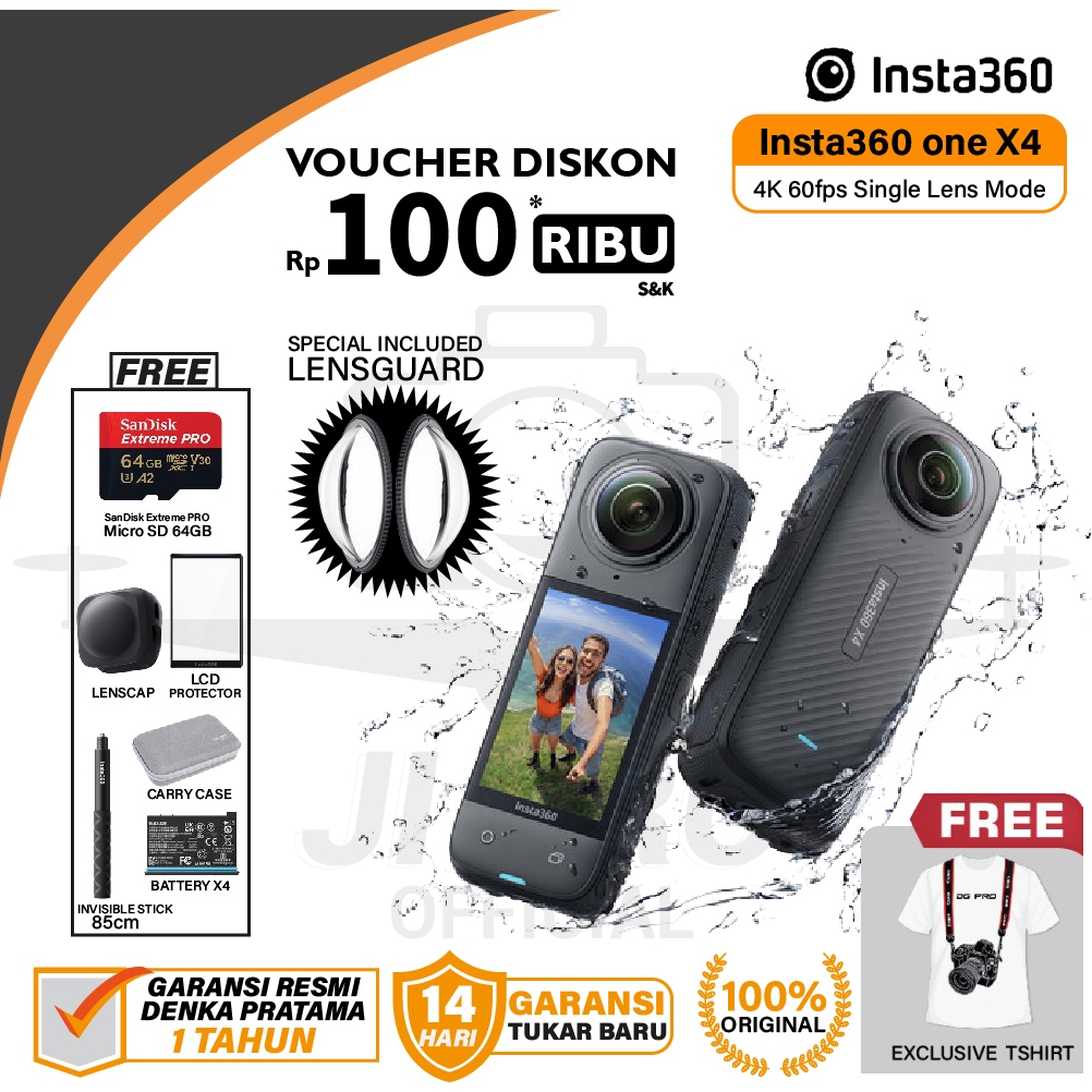 Jual Insta360 X4 Motorcycle Bundle / Diving Bundle / BMW Motorrad Edition - 8K 360 Action Camera ...