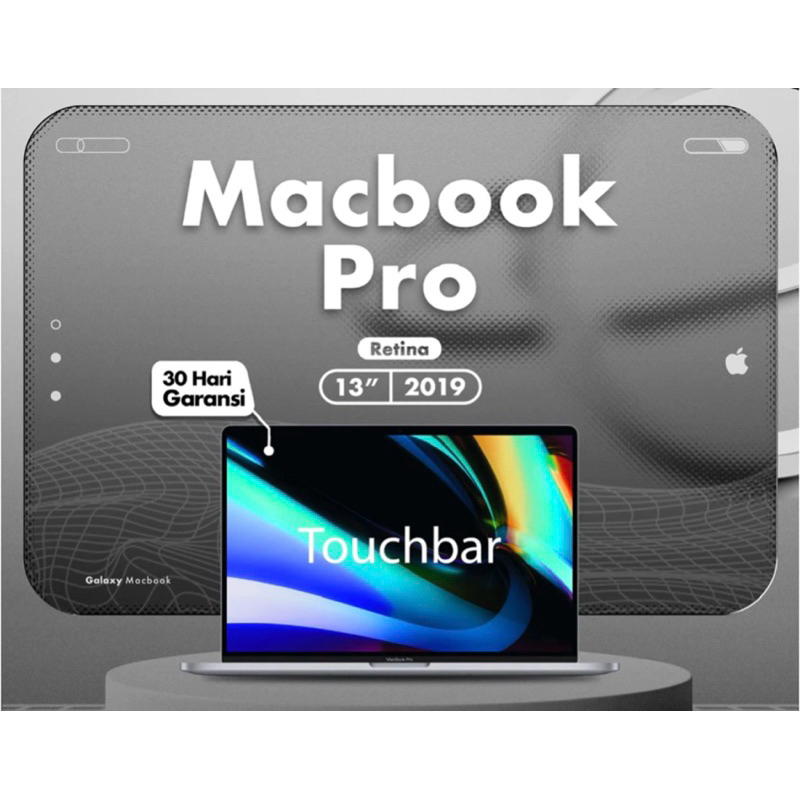 Jual MacBook Pro Retina 2019 Touchbar 13 inch Core i5-i7 256GB 512GB ...