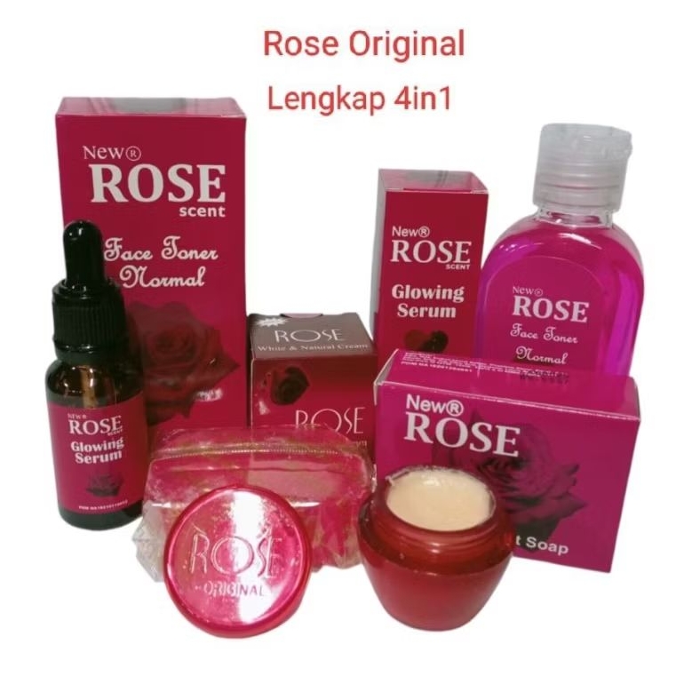 Jual PAKET CREAM ROSE ORIGINAL [ Lengkap 4in1] | Shopee Indonesia