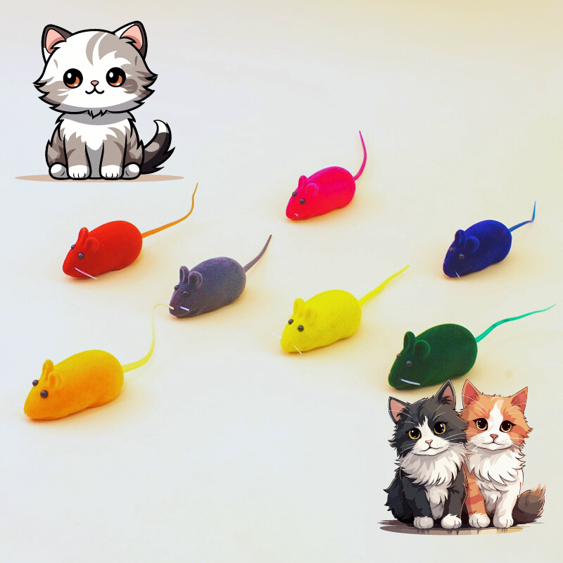 Jual Mainan Tikus Interaktif Mencit Kucing Cat Toys Bentuk Tikus Bisa ...