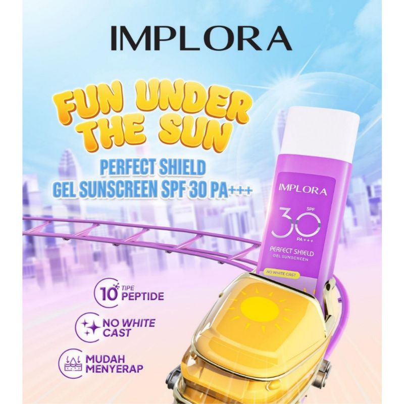 Jual NEW!! Implora Perfect Shield Gel Sunscreen SPF 30 PA+++ // Implora Perfect Shield Sunscreen ...