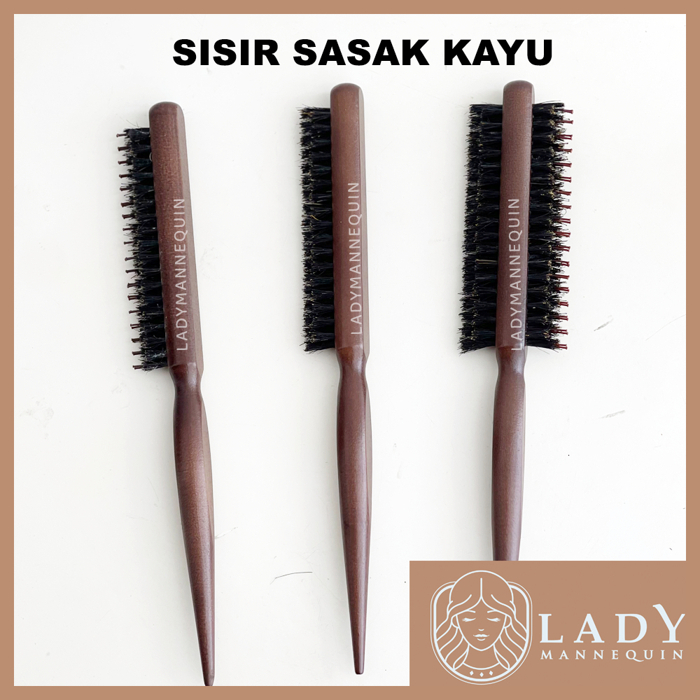 Jual LADY MANNEQUIN Sisir Sasak Import Hairdo Gagang Kayu Sisir Sikat ...