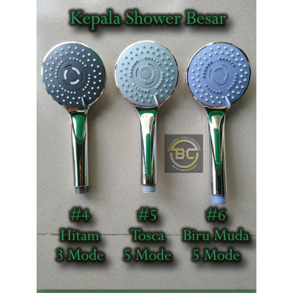 Jual Kepala Hand Shower Multi mode banyak pilihan model Kotak Bulat ...