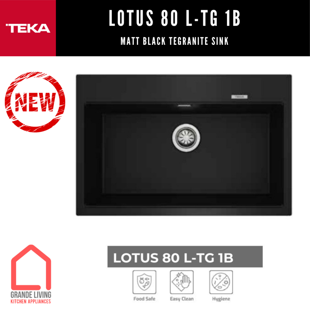 Jual TEKA Topmount Granite Kitchen Sink Bak Cuci Piring Granit LOTUS 80 ...