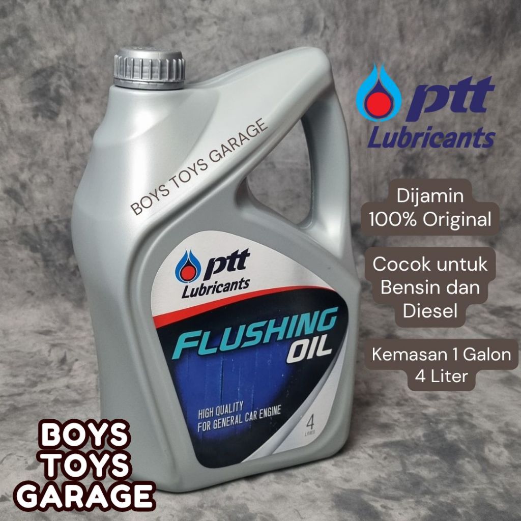 Jual Oli Engine Flush PTT Flushing Oil 1 Galon 4 Liter cocok untuk ...
