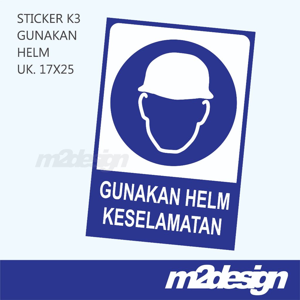Jual STICKER K3 GUNAKAN HELM SAFETY | Shopee Indonesia