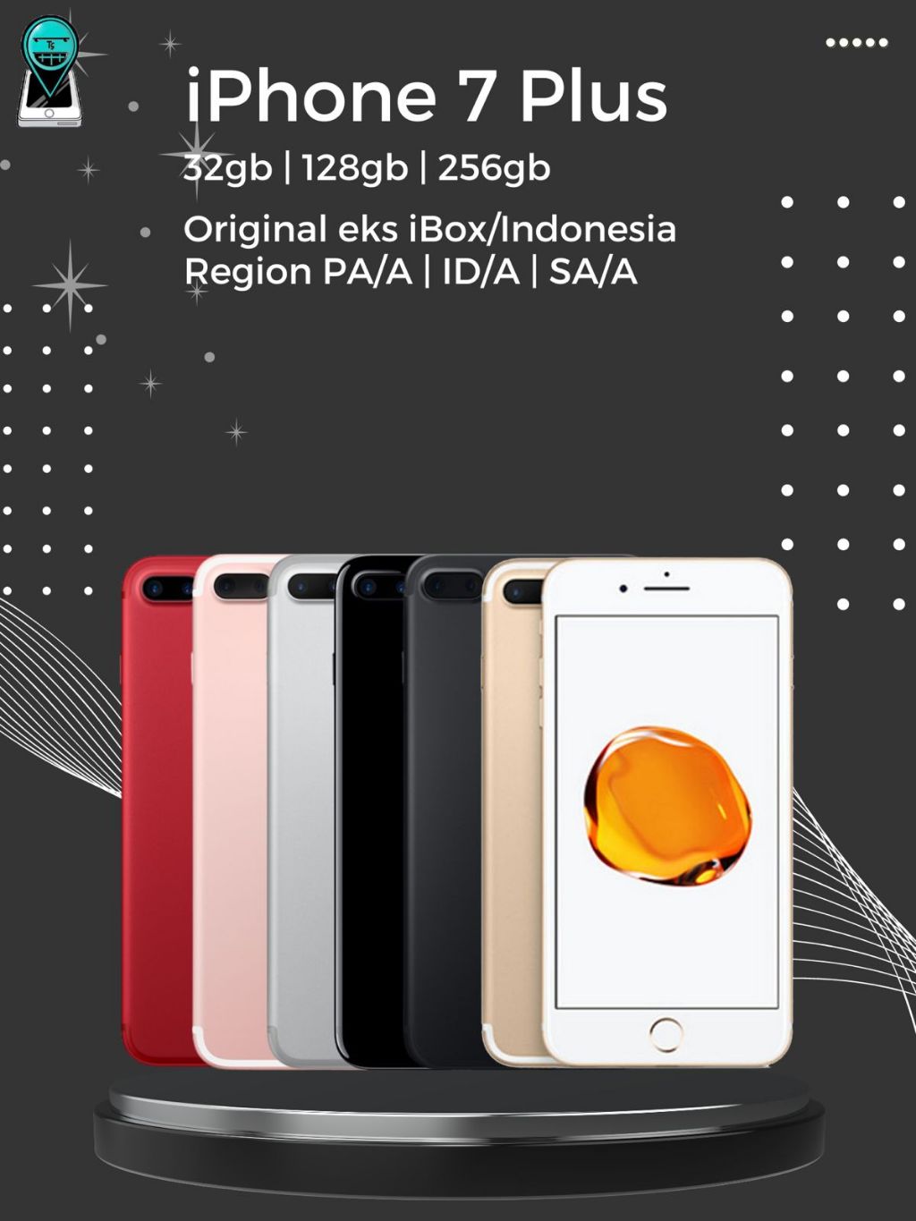 Jual HANDPHONE IP 7 PLUS 32GB 128GB 256GB SECOND ORIGINAL FULLSET EX INDONESIA/IBOX | Shopee ...