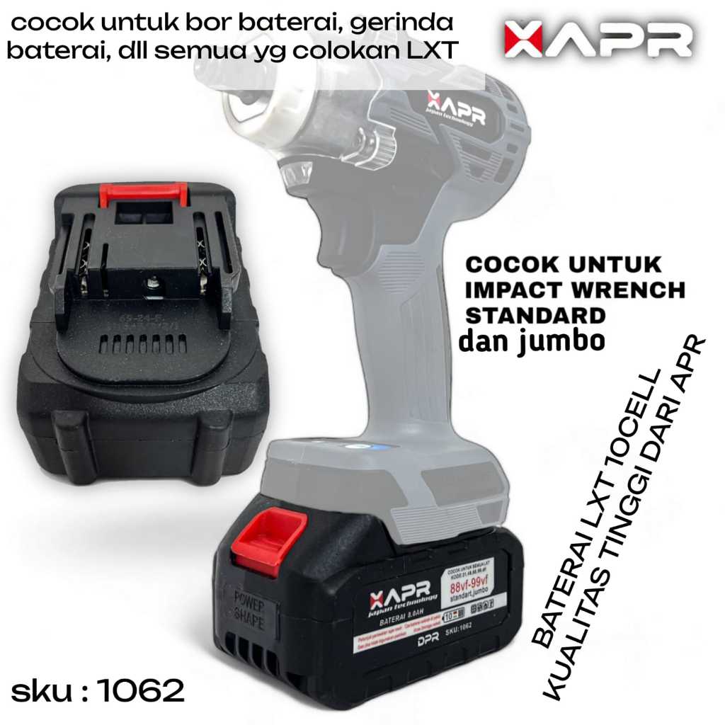 Jual Apr raja baterai lxt 10cell kode 88v 99v 48v 21v 20v semua bisa ...