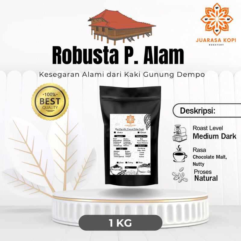 Jual Kopi Bubuk Robusta Pagar Alam 1kg - Rasa Khas dan Kualitas Terbaik ...