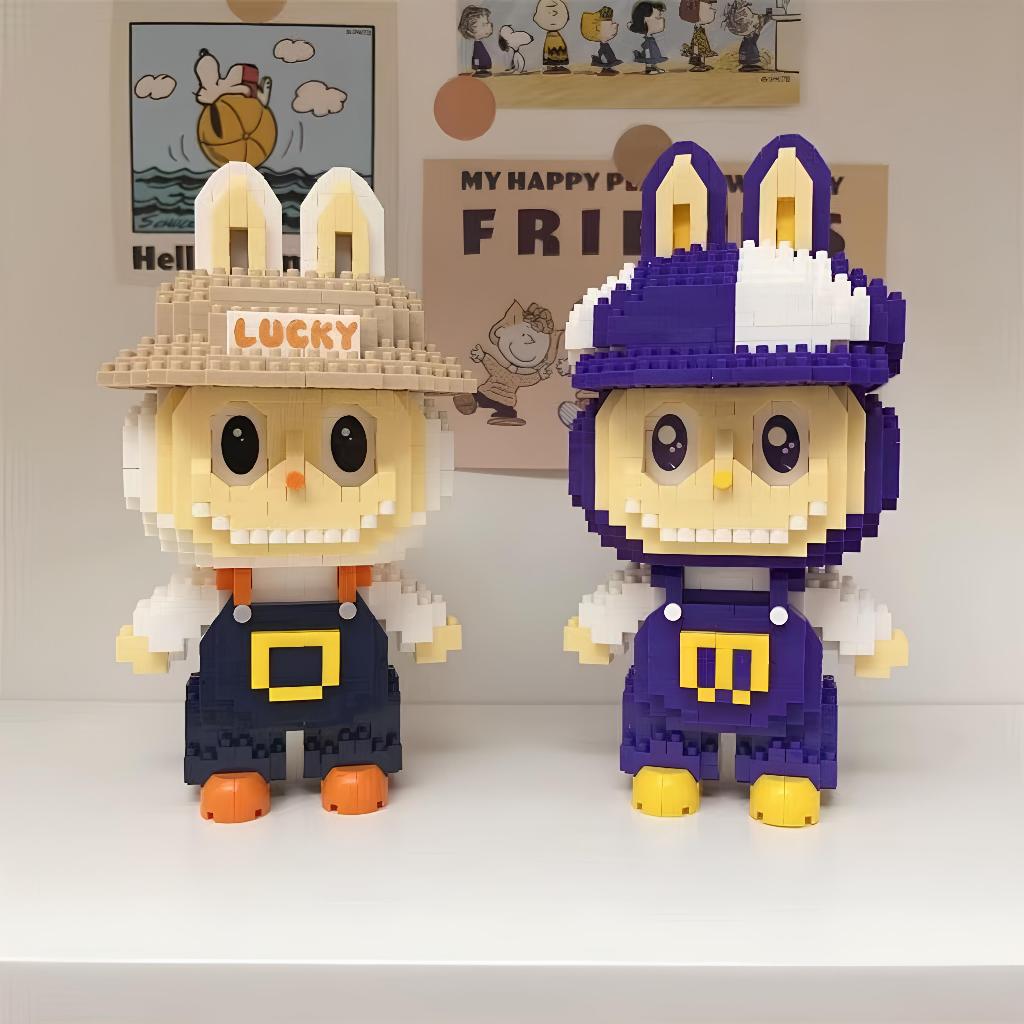 Jual Labubu blok bangunan karakter DIY nano bricks mainan edukasi anak ...