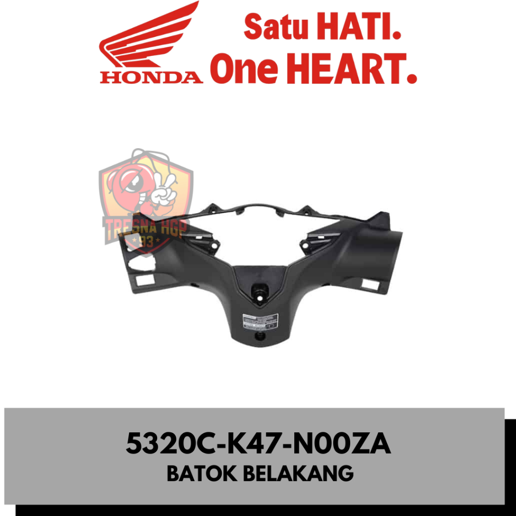 Jual 5320C-K47-N00ZA BATOK BELAKANG BALDE 125 FI K47 ORIGINAL | COVER ...