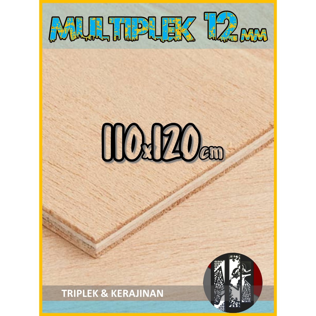 Jual Triplek 12mm 110x120 cm | Multiplek Plywood 12 mm 110x120 | 110 x ...