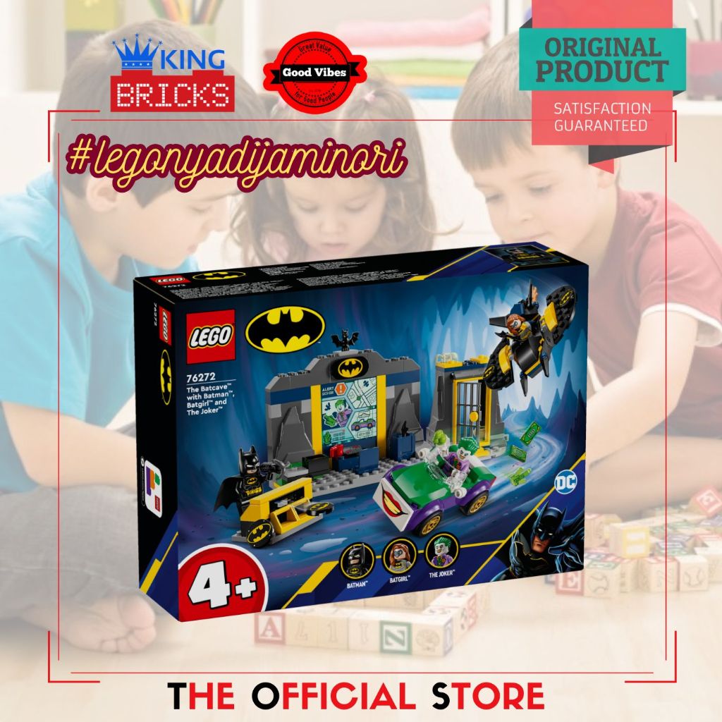 Jual LEGO Original DC COMICS SUPER HEROES 76272 The Batcave with Batman ...
