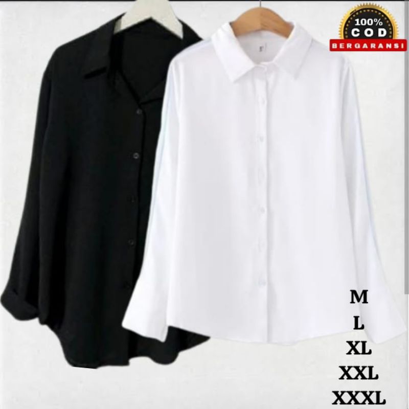 Jual Kemeja Putih Wanita - Kemeja Formal Wanita - Hem Putih Wanita ...