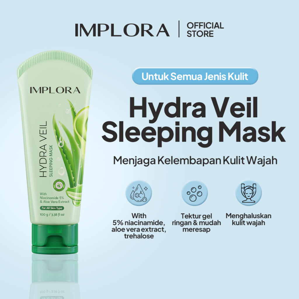Jual Anugrah - Implora Hydra Veil Sleeping Mask | Shopee Indonesia