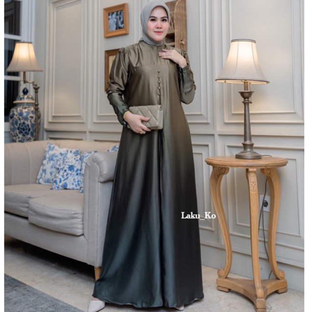Jual MAHIKA DRESS GLAMZ / GAMIS GRADASI VIRAL TERMURAH / REALPICT GAMIS ...