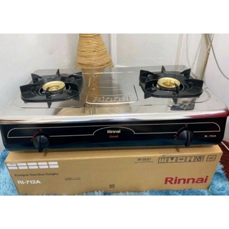 Jual RiNNAi Kompor Gas 2 Mata / 2 Tungku : Tipe = RI-712A | Shopee ...