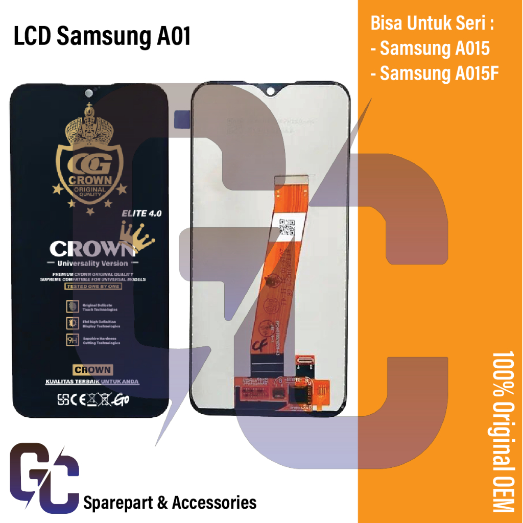 Jual LCD TOUCHSCREEN SAMSUNG A01 / A015 FULLSET COMPLETE | Shopee Indonesia