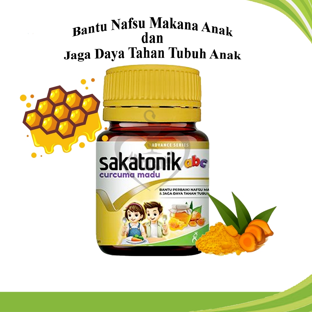 Jual Sakatonik ABC Curcuma Madu Tablet Multivitamin Anak-anak Permen ...
