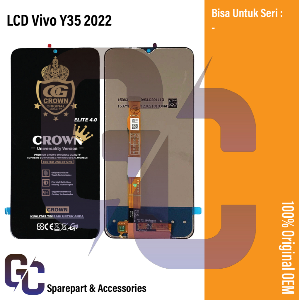 Jual LCD TOUCHSCREEN VIVO Y35 2022 COMPLETE FULLSET ORIGINAL | Shopee ...