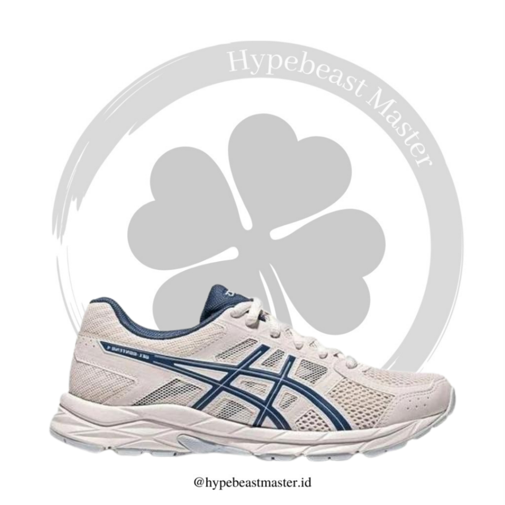 Jual Asics Gel-Contend 4 Cream White Blue | Shopee Indonesia