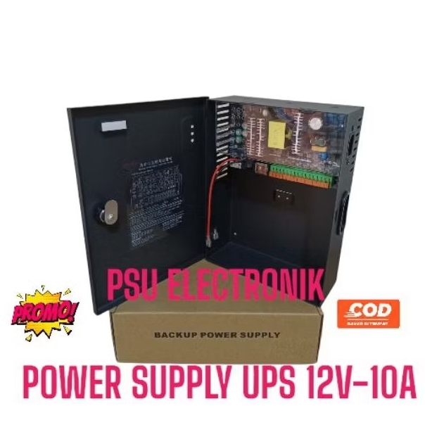 Jual Power Supply UPS Box 12V 10A 8 Channel / UPS Box 12 volt 10 amper ...