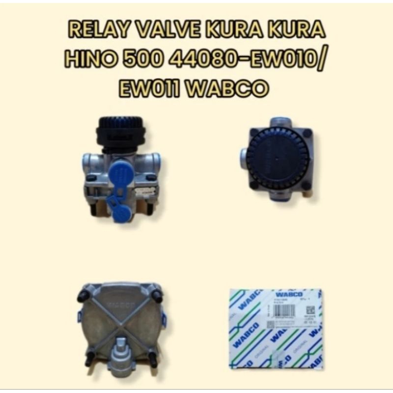 Jual RELAY VALVE KURA KURA HINO LOHAN 500 WABCO 44080-EW010/EW011 | Shopee Indonesia