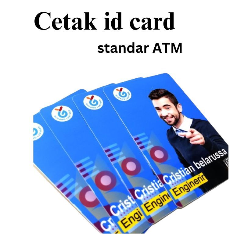 Jual Cetak Id card Laminasi DOFF Bahan Pvc, PERSS OVEN kartu member ...
