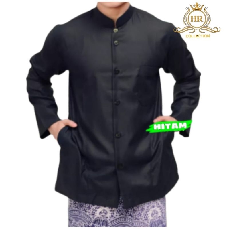 Jual Baju Koko Hitam Lengan Panjang Terlengkap & Harga Terbaru Juni ...