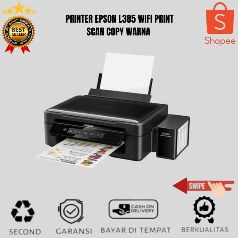 Jual PRINTER EPSON L385 WIFI | Shopee Indonesia