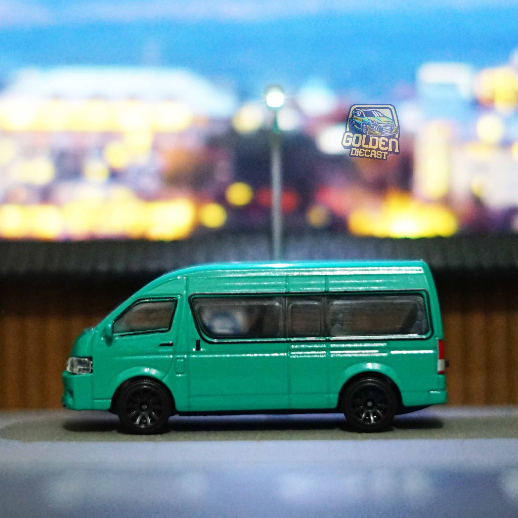 Jual MAJORETTE TOYOTA HIACE GREEN - LOOSE (GOOD CONDITION) | Shopee ...