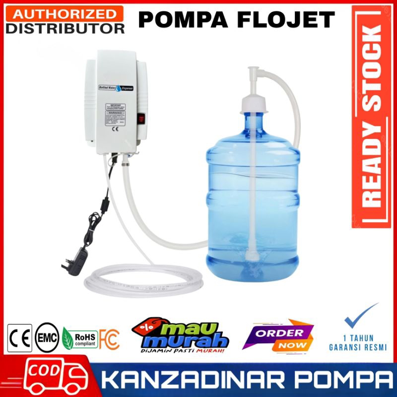 Jual Flojet Pump Pompa Kangen Water FlowJet Pompa Galon 19L | Shopee ...