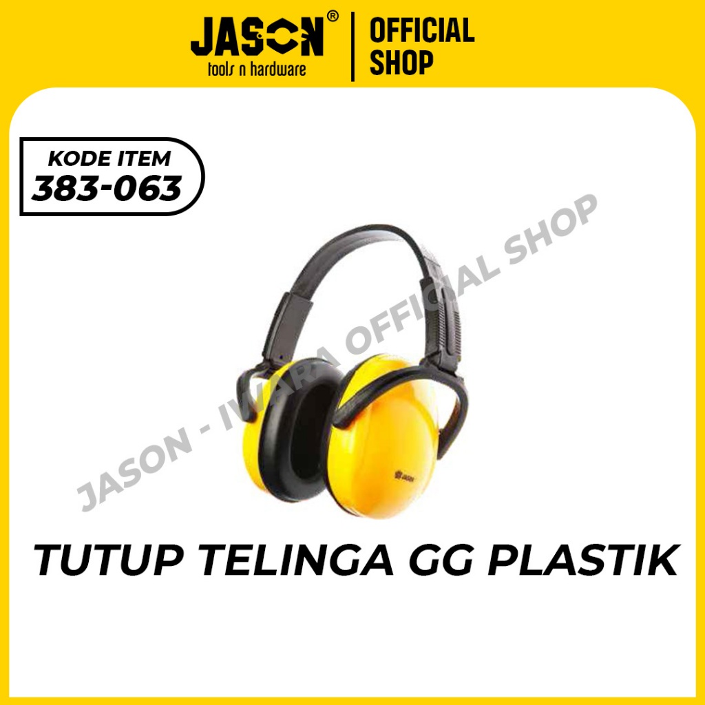 Jual JASON - EAR MUFF | EAR PLUG | TUTUP TELINGA GAGANG PLASTIK ...