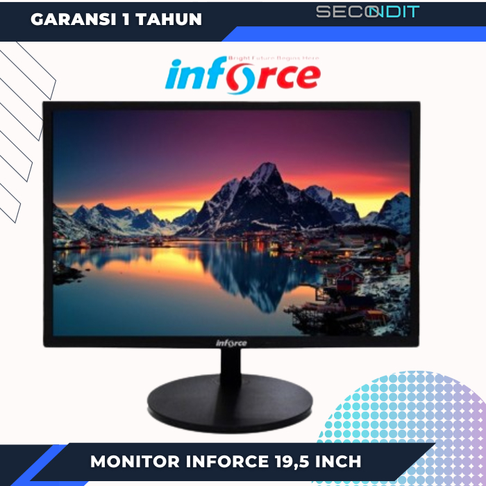 Jual monitor LED 19 inch inforce 1950 led monitor cctv hdmi vga ...