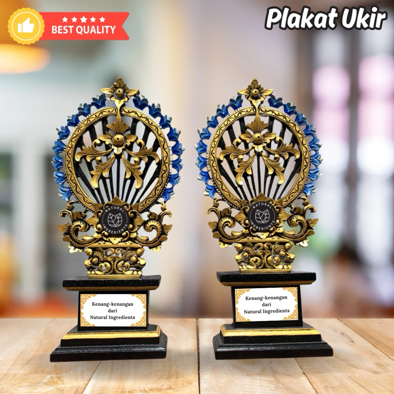 Jual PREMIUM PRODUK!! PROSES Bisa 1 Hari PLAKAT UKIR Plakat denpasar bali/piala/piagam/plakat ...