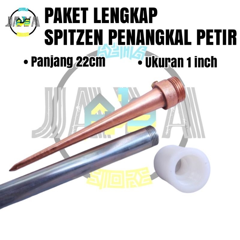Jual Paket Lengkap Penangkal Anti Petir Untuk Rumah Tombak Spitzen 1 ...