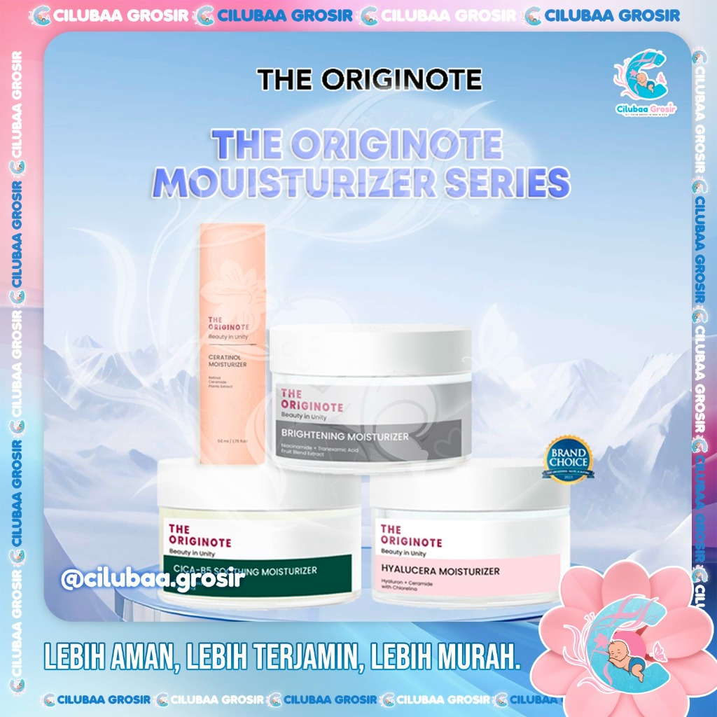 Jual THE ORIGINOTE Moisturizer Series || Hyalucera Moisturizer Gel ...