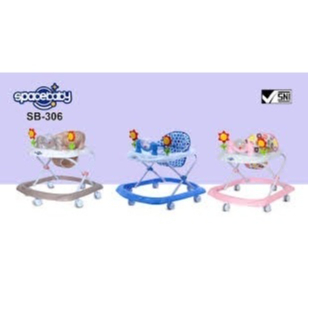 Jual SPACE BABY Baby Walker SB 306 307 309 302 Roller & Sunflower Toys ...