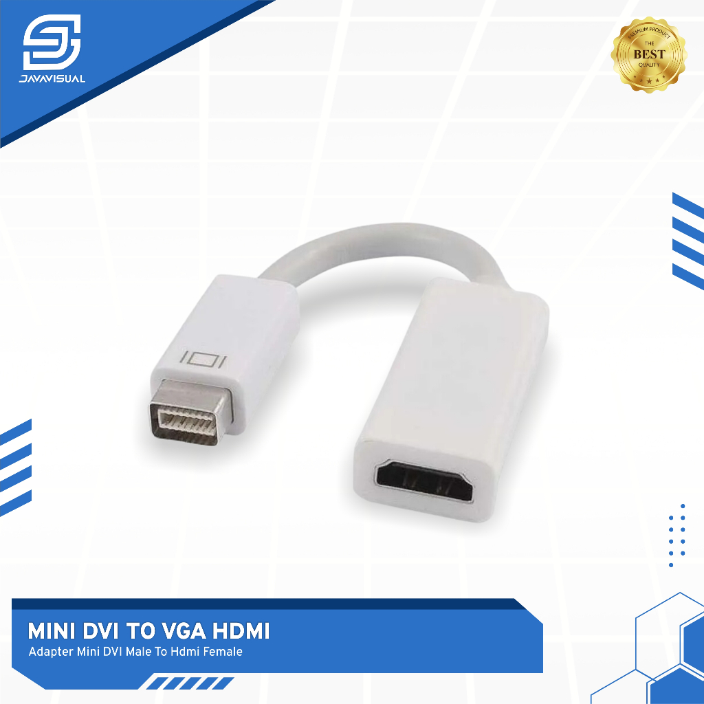 Jual [JaVis] ADAPTER MINI DVI MALE TO HDMI FEMALE | Shopee Indonesia