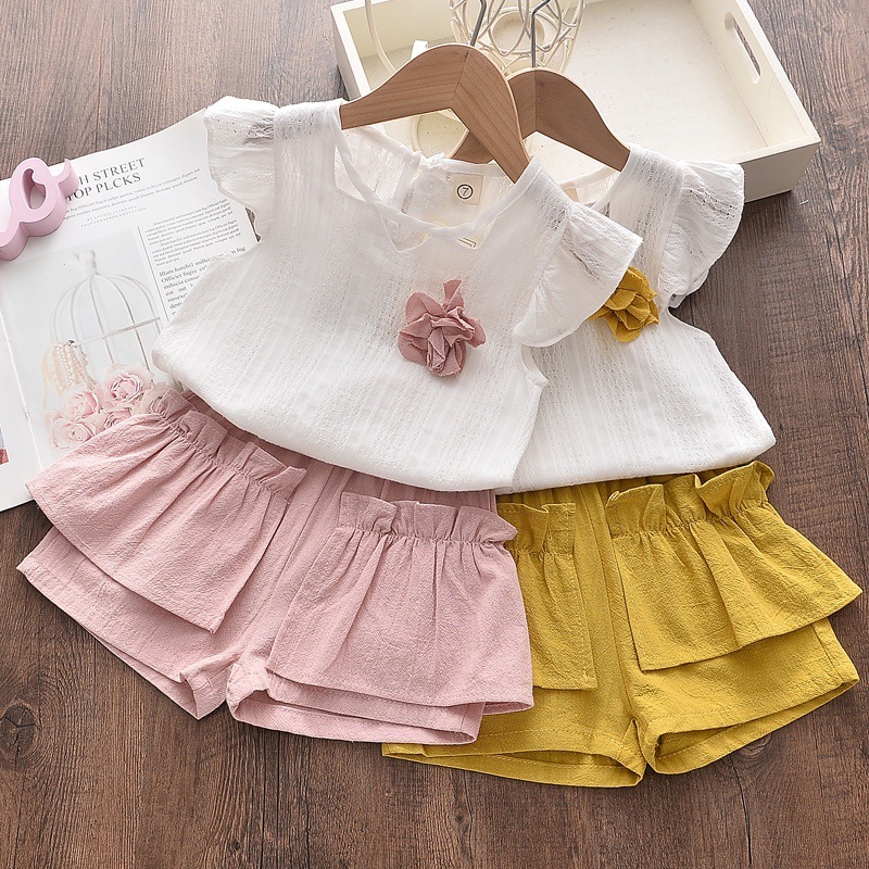 Jual Setelan Anak Perempuan Model Korea / Baju Celana Anak Cewek Bahan ...