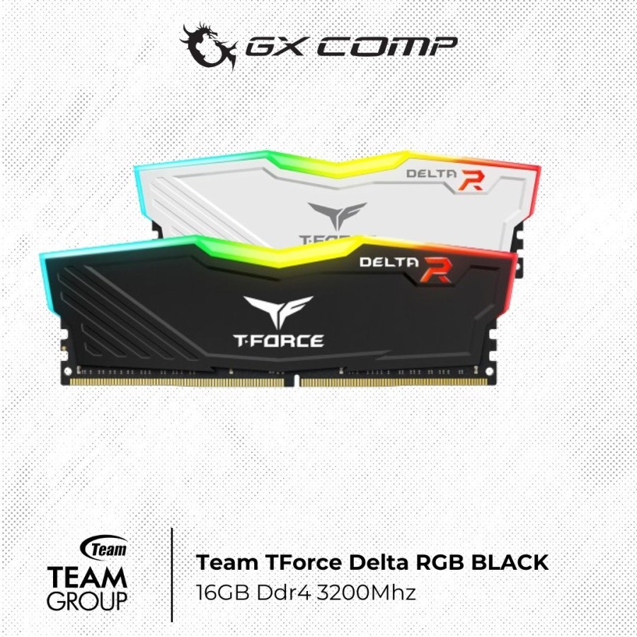 Jual Teamgroup RAM Memory Delta Tforce RGB 16GB PC 3200 DDR4 Single ...
