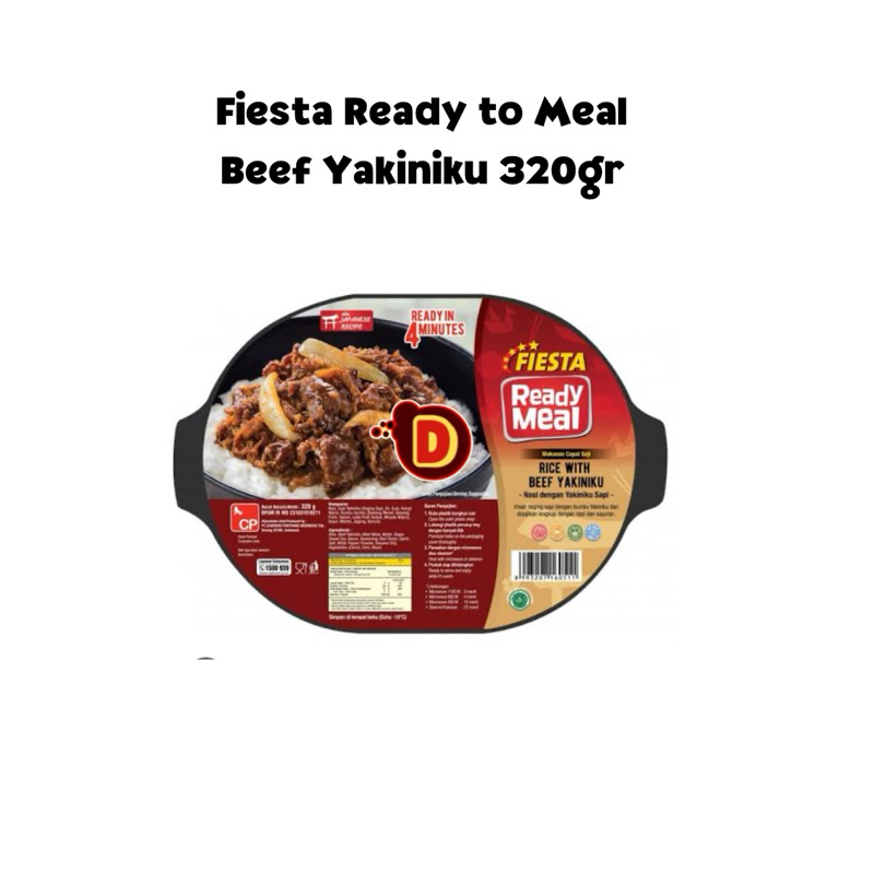 Jual Fiesta Ready to Meal RTM Beef Yakiniku 320gr | daging sapi ...
