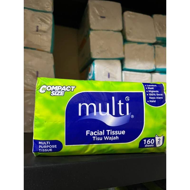 Jual [Paket 4 pack] Tissue Facial Multi 160 Sheet 2 ply | Shopee Indonesia