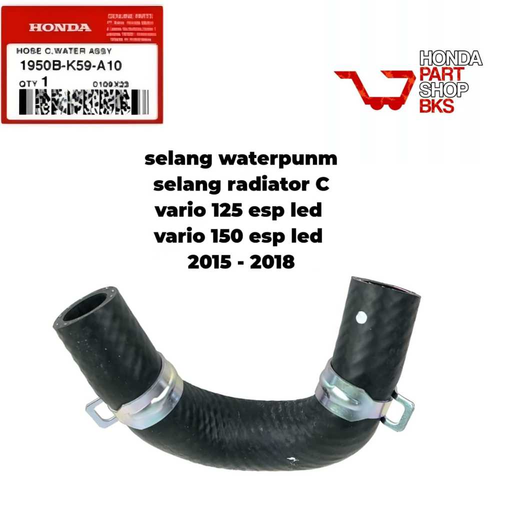 Jual 1950B K59 A10 Hose C Water Assy Selang Radiator Bawah Vario 125 ...